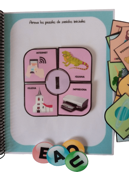 LIBRO DIDÁCTICO LAS VOCALES - Daga Juegos