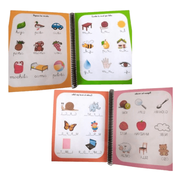 LIBRO DIDÁCTICO LAS VOCALES - Daga Juegos
